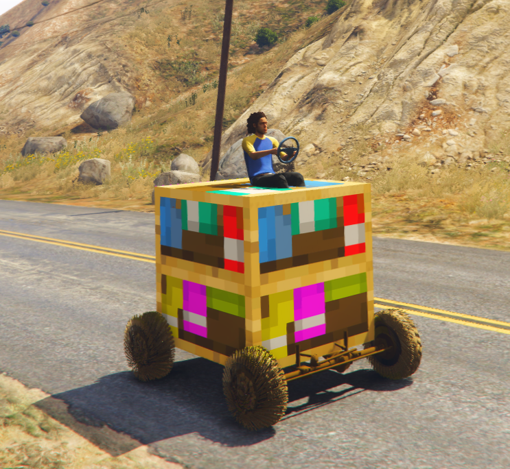 Minecraft Car Book Shelf – ZonZo Mods