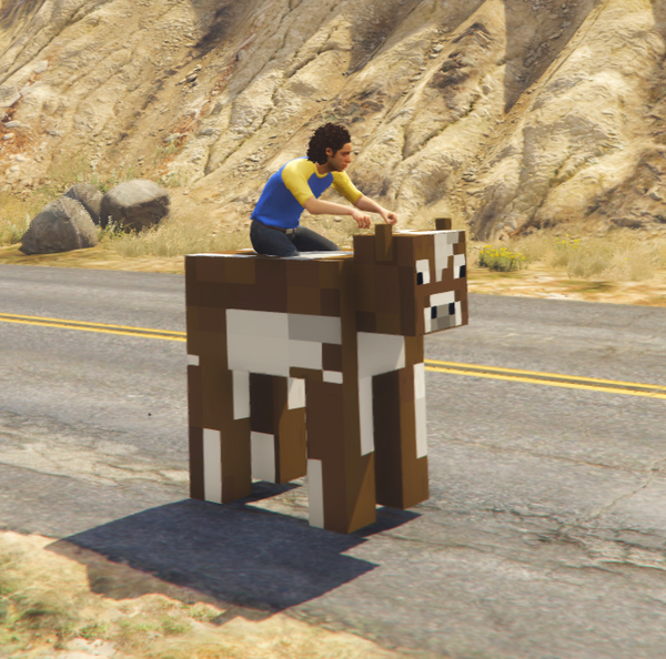 Minecraft Bike Cow – ZonZo Mods
